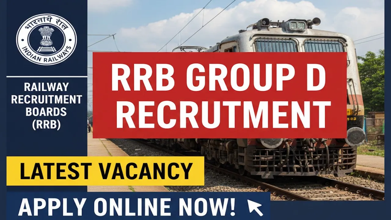 RRB Group D Recruitment 2026: 22000 Posts, Apply Online - Sarkari Exam